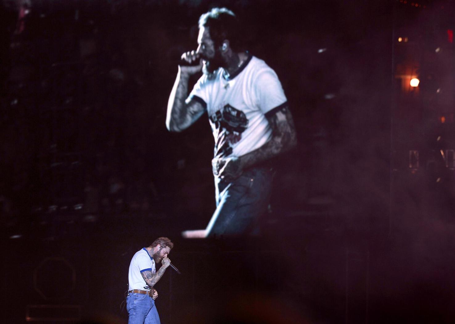 Photos: Post Malone wows Busch Stadium crowd along with Jelly Roll and ...