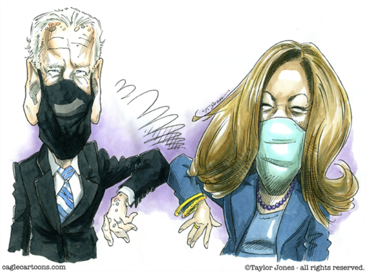 In the cartoons: Kamala Harris; Post Office; College football