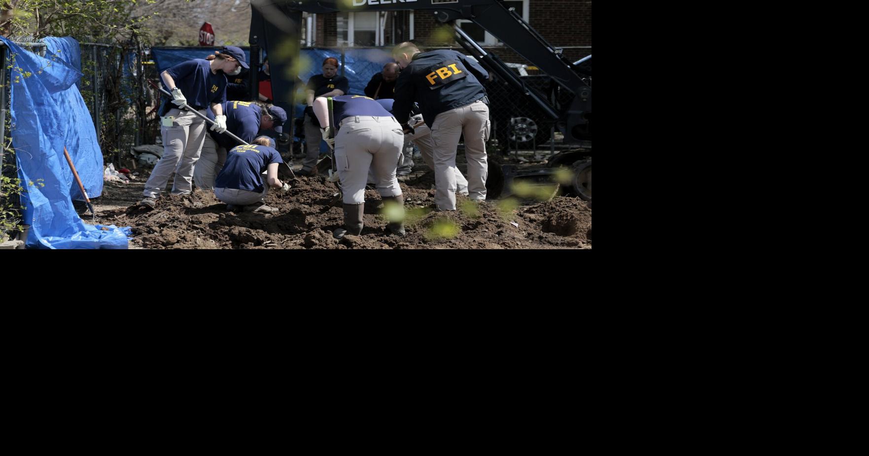 FBI, police dig up St. Louis yard after tip in cold case