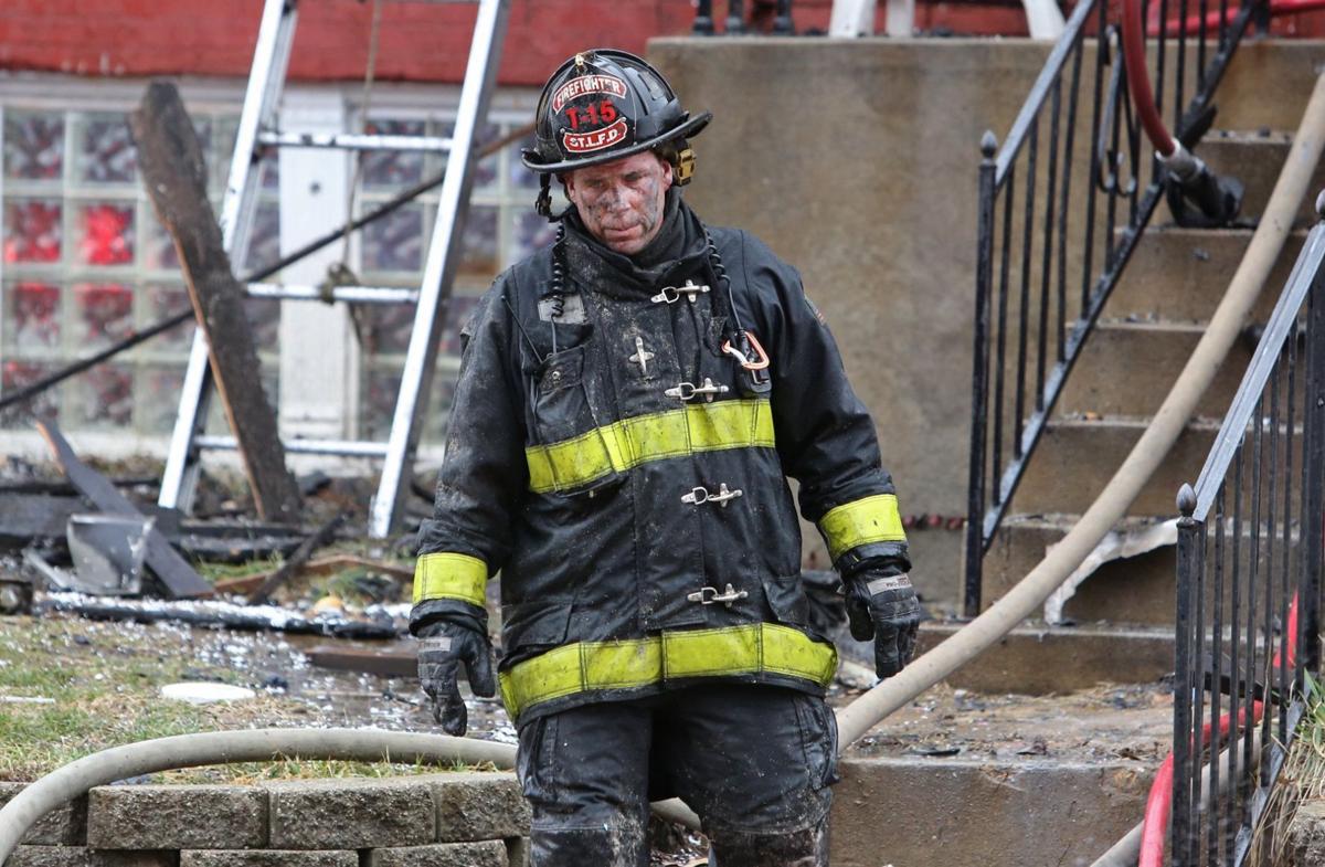 St. Louis firefighters battle one-alarm blaze on Goodfellow Boulevard