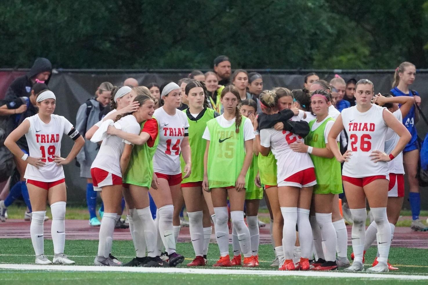 Class 2A girls soccer state championship: Crystal Lake Central 1, Triad 0