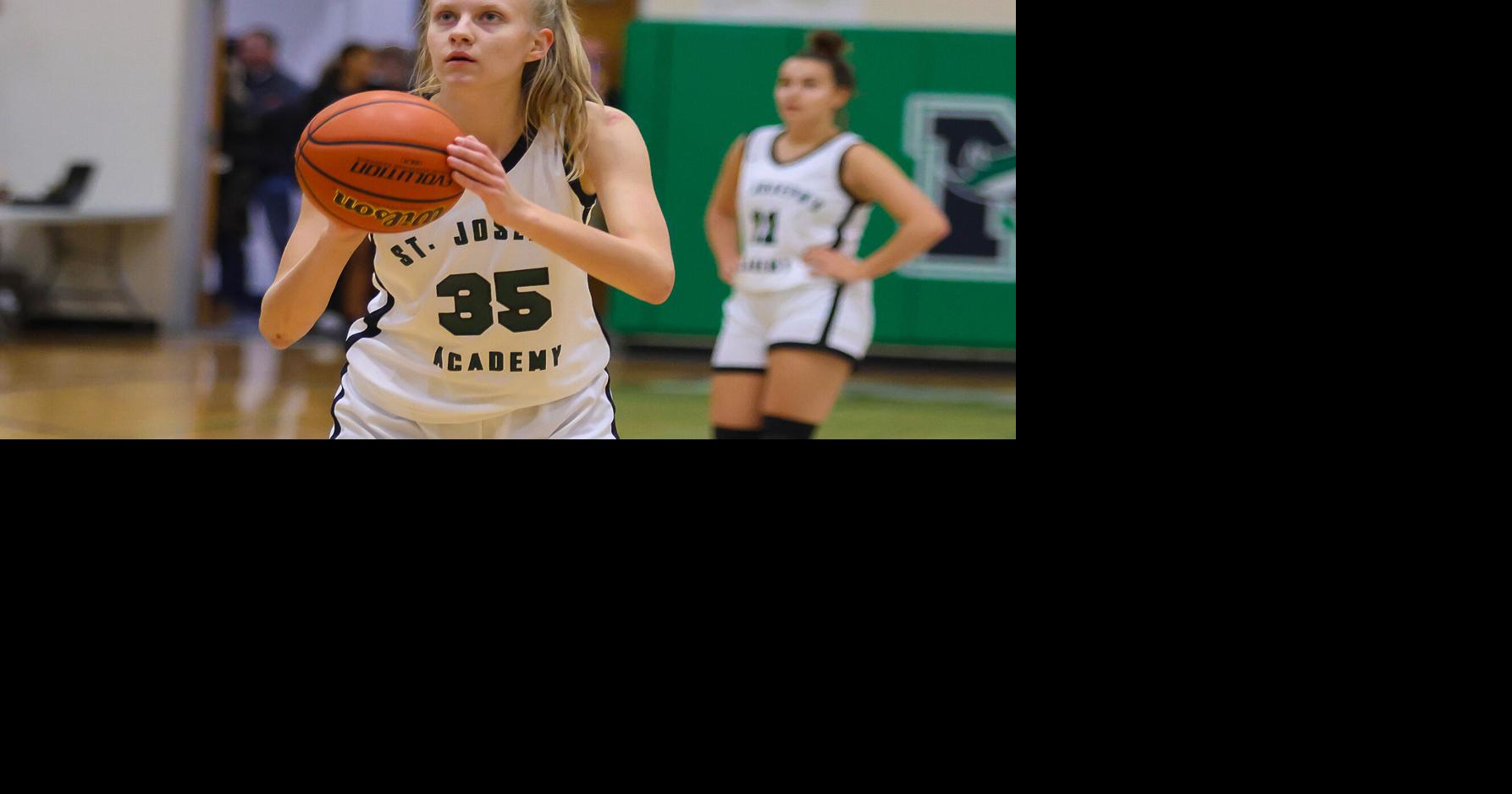 St. Joseph's Kayla Jansen flexes basketball muscle before St. Louis U ...