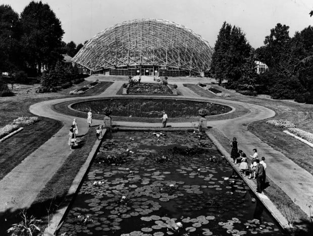 A look back • Climatron, inspired by R. Buckminster Fuller, is a novel ...