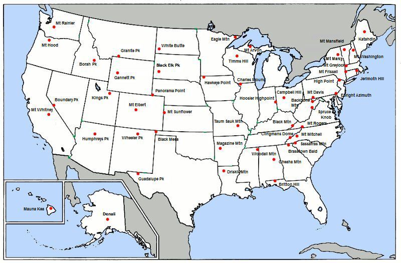 Peak objectives: Highpointers Club members strive to reach highest ...