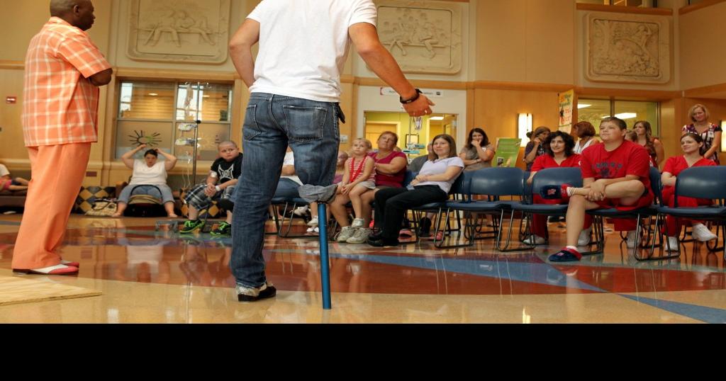 One-legged dancer doesn't miss a step in tap career