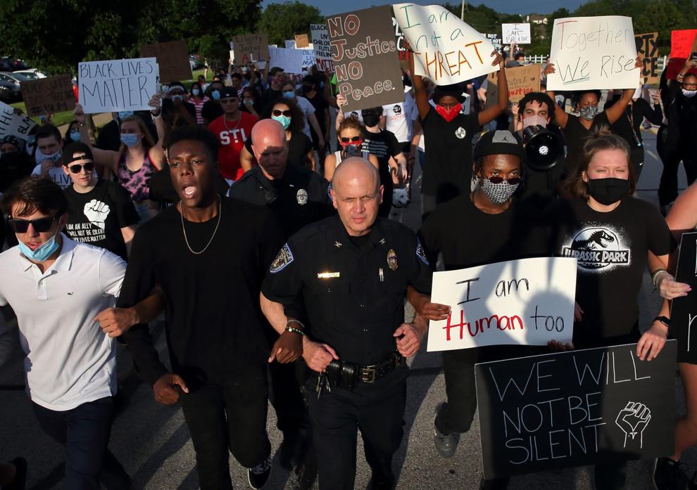 Photos: Protest organized in O'Fallon, Mo., draws more than 1,500 ...