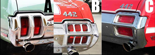 Oldsmobile Cutlass: Know them by their lights