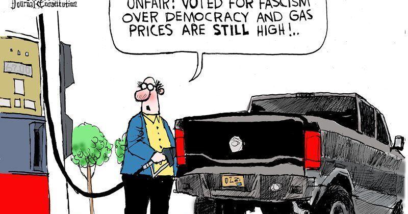 In the cartoons: Gas prices; Election denial; Putin