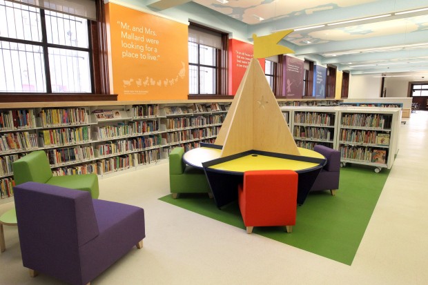 Restored Central Library mixes old and new in downtown St. Louis ...