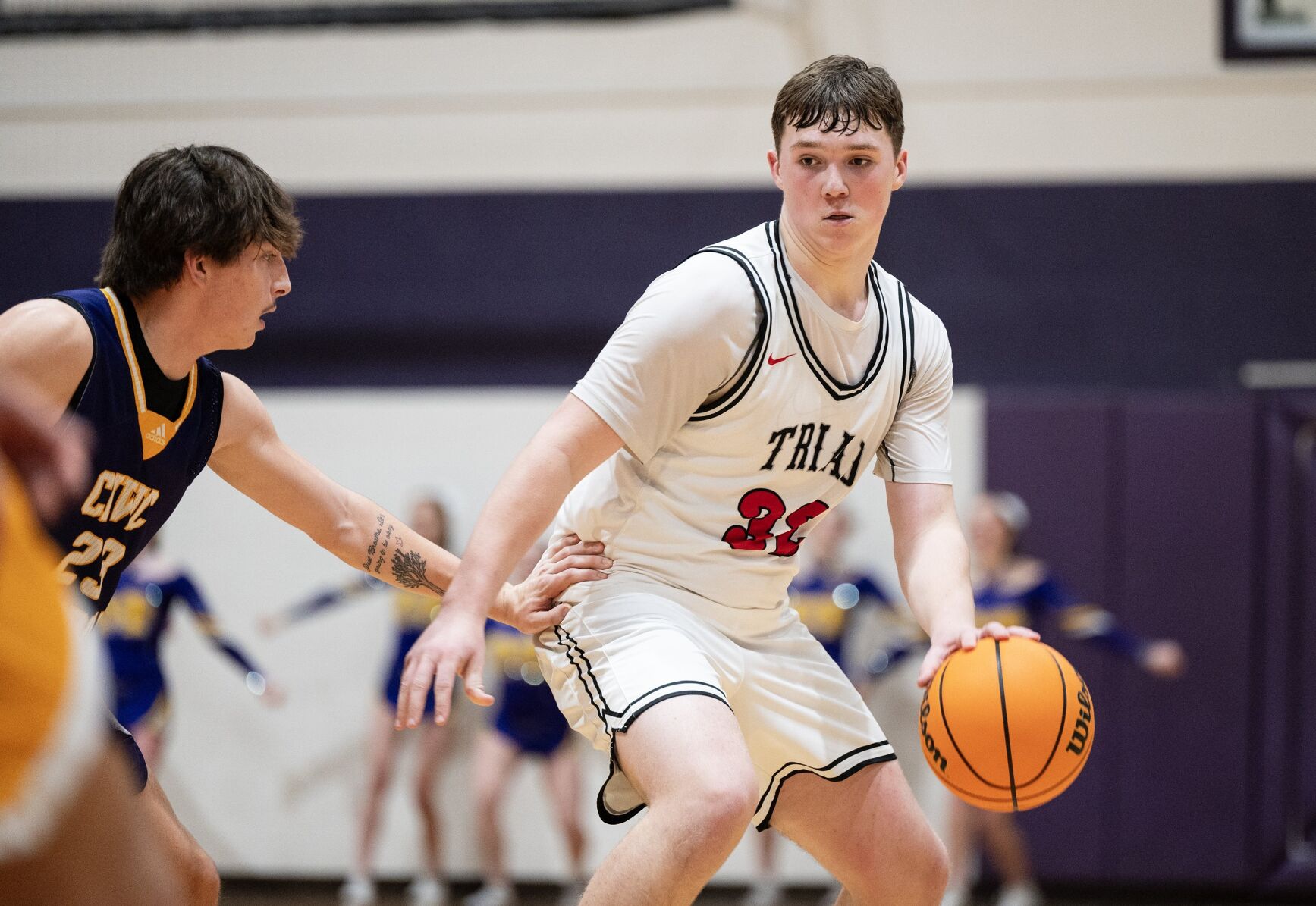 Brody Hasquin's career night helps Triad down Civic Memorial in ...