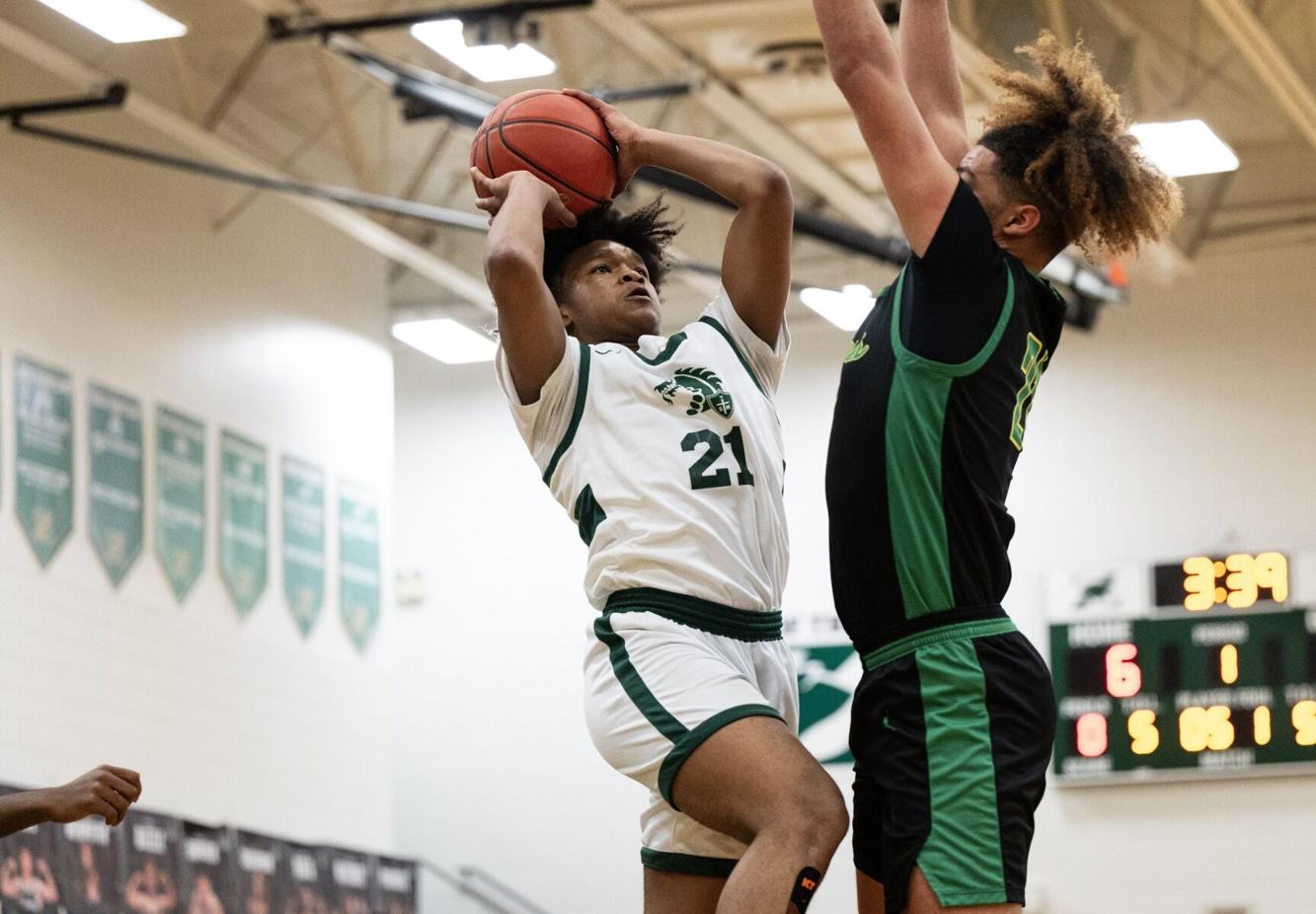Fort Zumwalt North Invitational, semifinal: St. Mary's 71, Fort Zumwalt ...