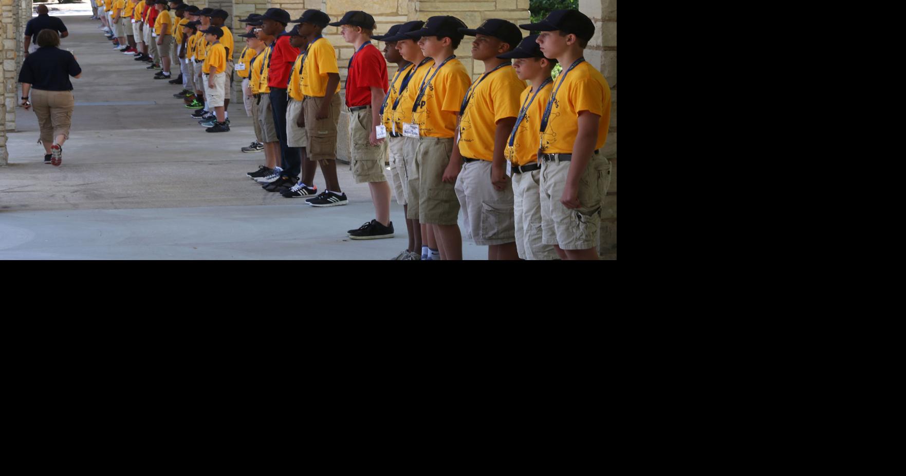 Youth Police Camp introduces kids to military, police procedures