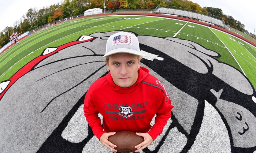 Ethan Greenwald puts new spin on family name as linebacker for Highland ...