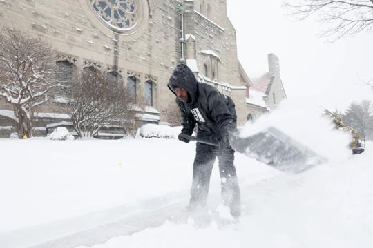 How much snow fell in St. Louis area after winter storm Fern