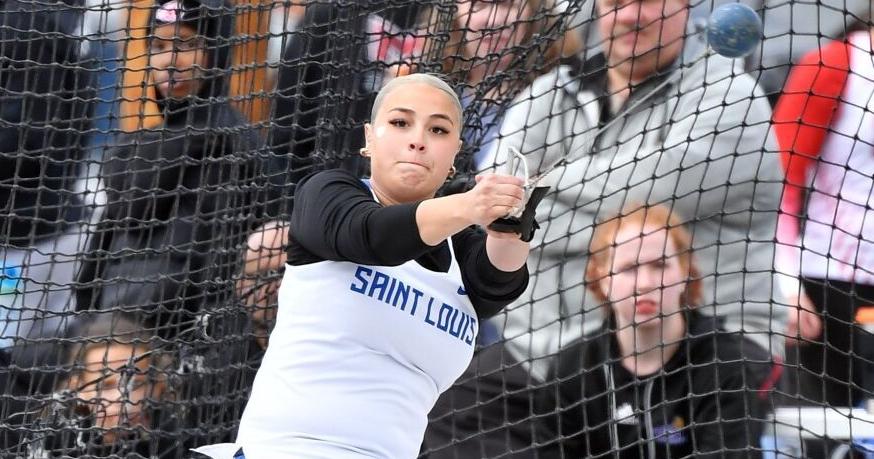 Samantha Kunza is SLU's 1st woman to make track nationals