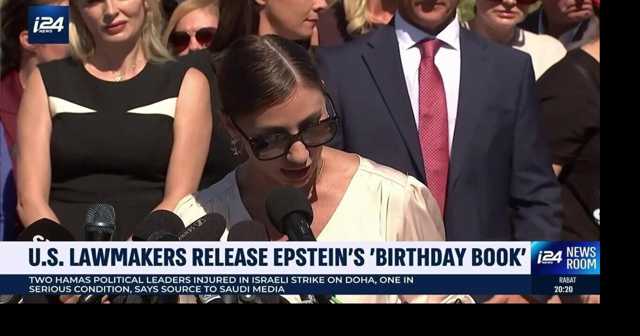 U.S. lawmakers release Epstein's 'Birthday Book'