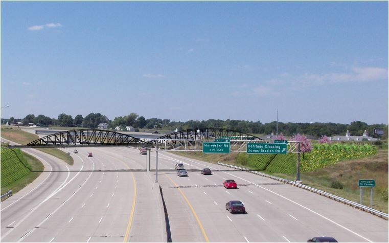 Along for the Ride: Bridges being built over Highways 94, 364 aren't ...