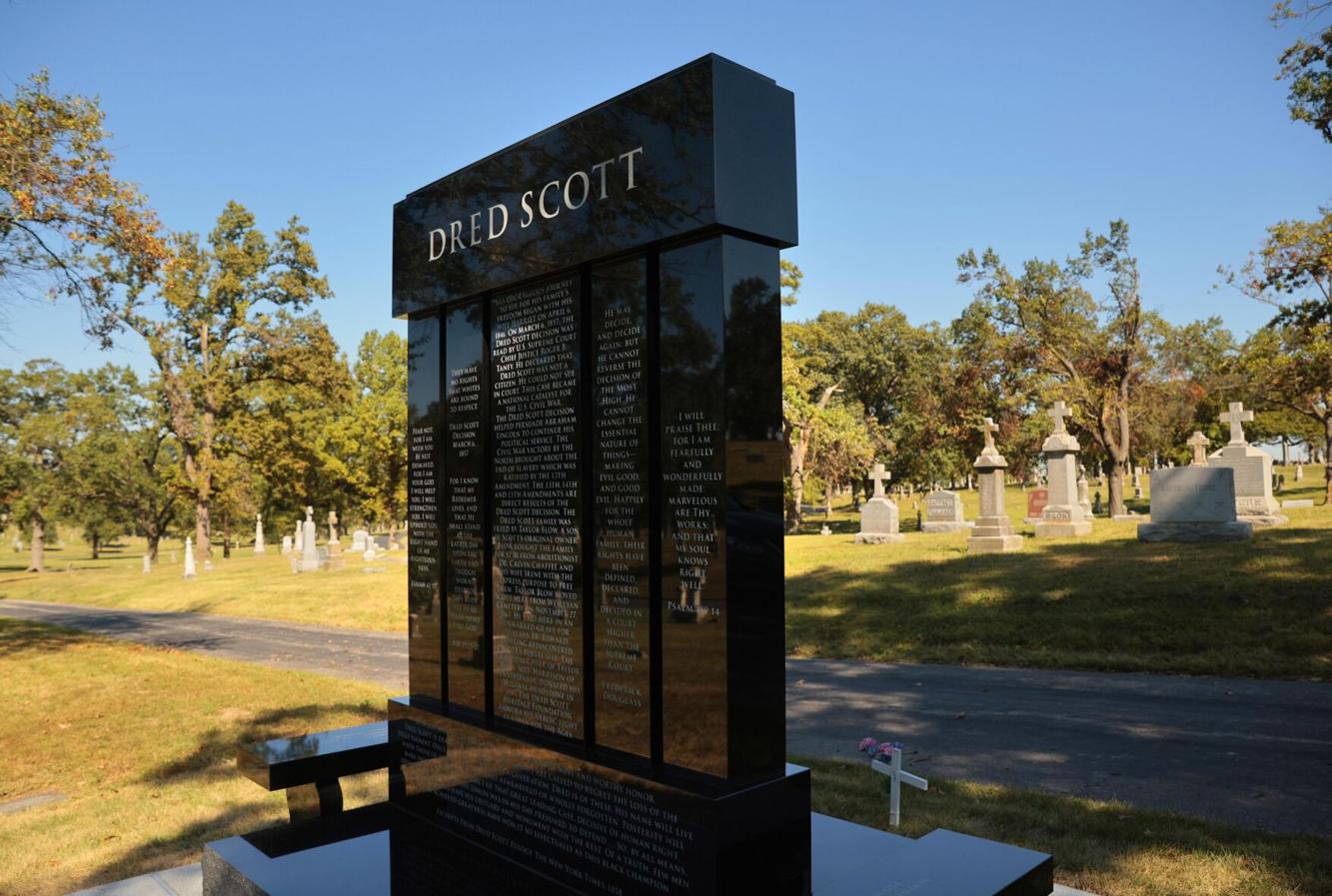 Dred Scott memorial installed at St. Louis' Calvary Cemetery