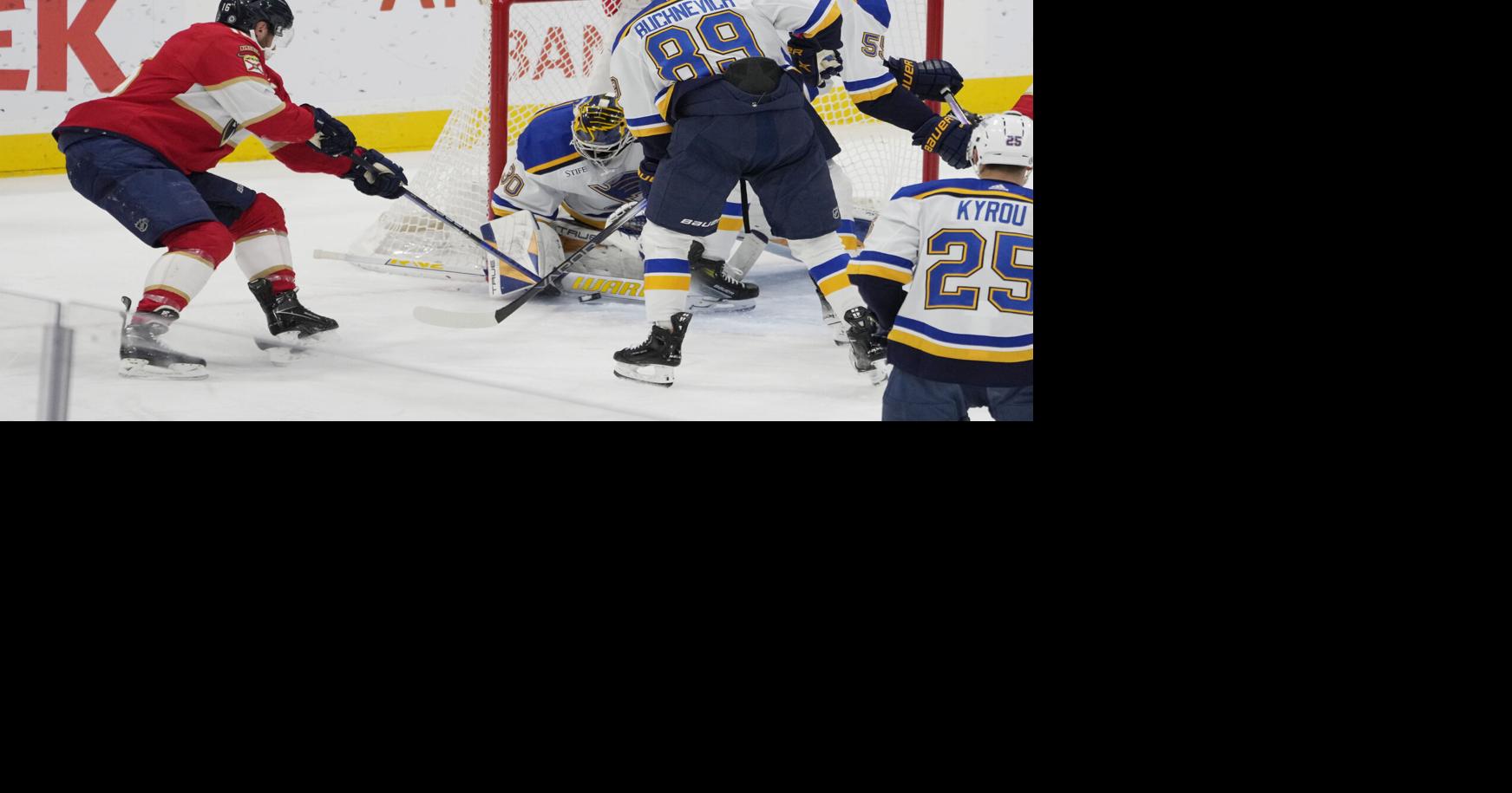 Joel Hofer, Pavel Buchnevich lead Blues to rebound win over Panthers