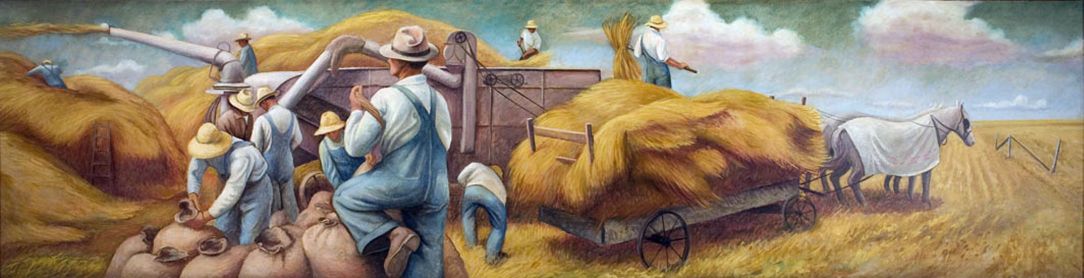 Mural segment is centerpiece of art museum's Joe Jones exhibit