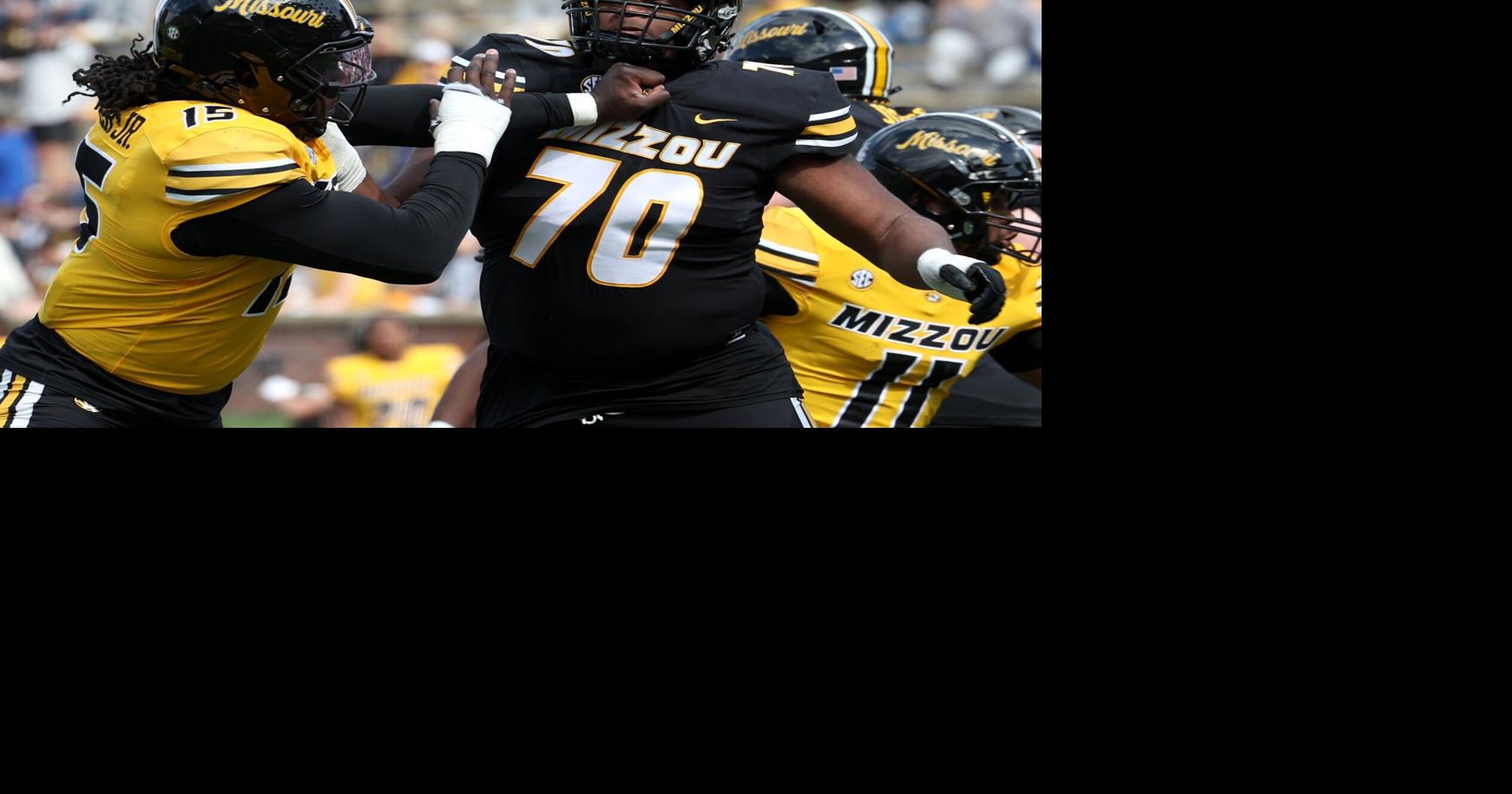 Starting left tackle Cayden Green out for No. 23 Mizzou against South ...