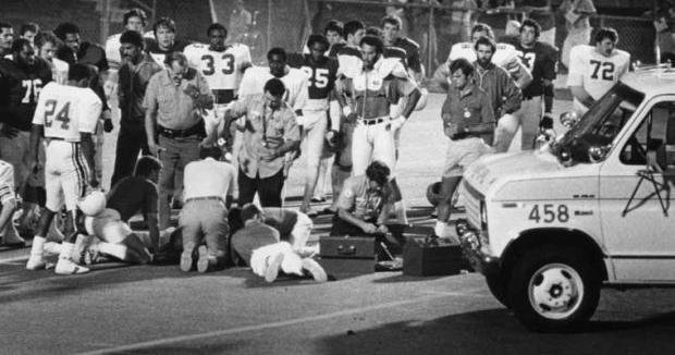 1979: The death of J.V. Cain stunned the Big Red and the football world