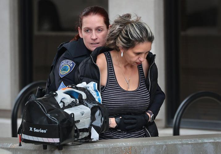 Woman tried to stab man at St. Louis County courthouse, police say