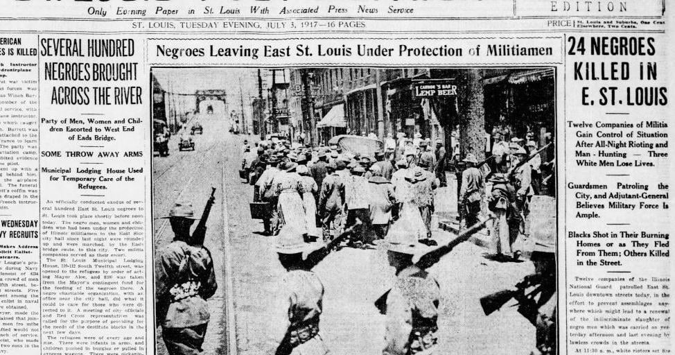 Read the Post-Dispatch coverage of the East St. Louis riot