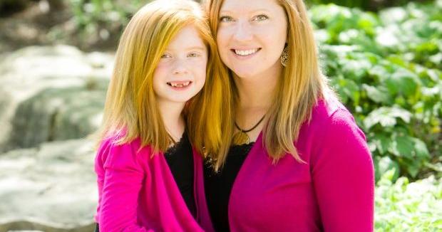 Erica Losito, 31, and Ellie Weber, 7, of Shrewsbury
