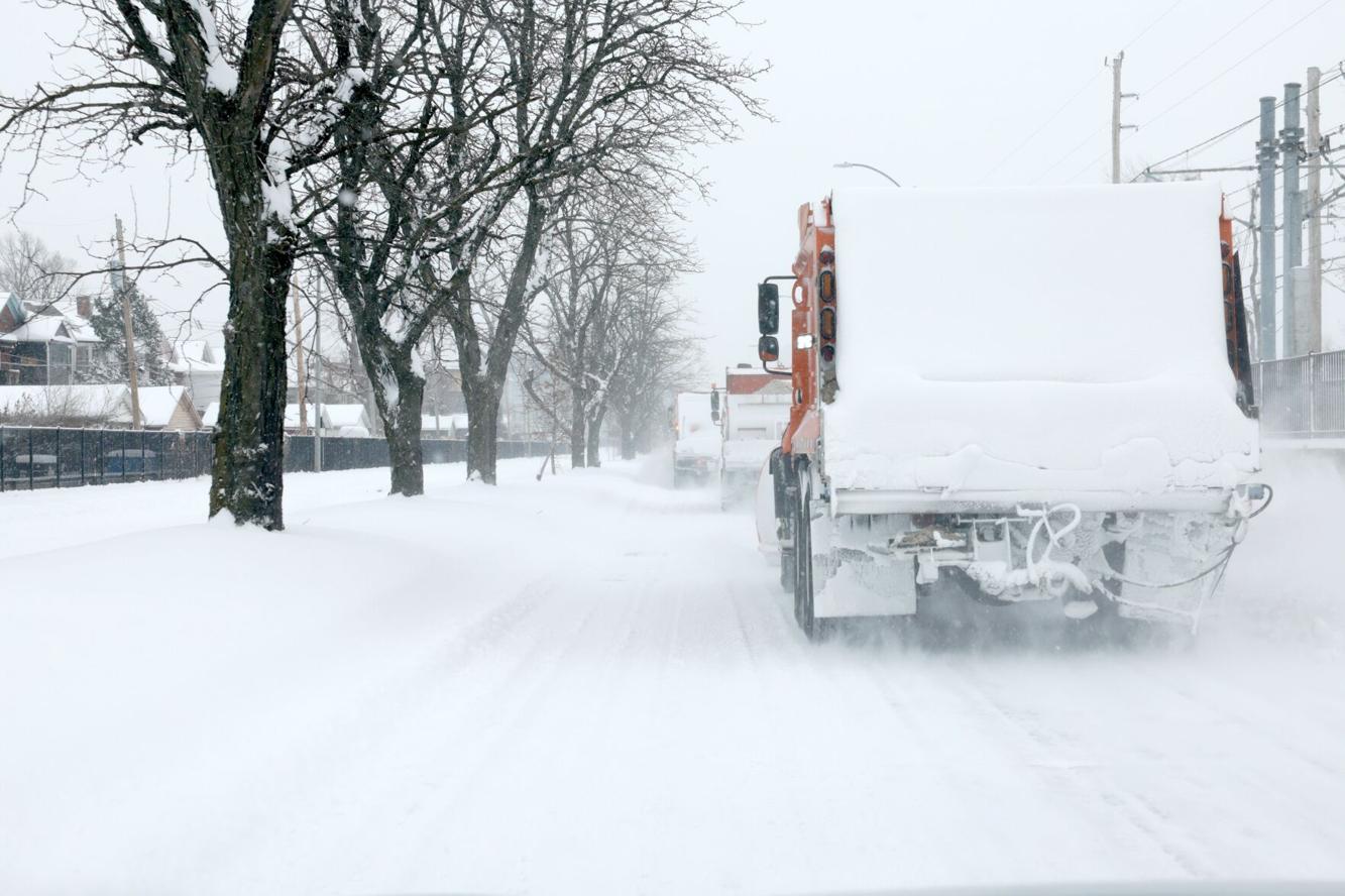 How much snow fell in St. Louis area after winter storm Fern