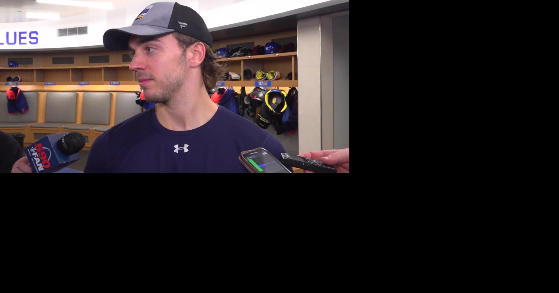 Matthew Kessel, after signing contract, looks to keep growing with Blues