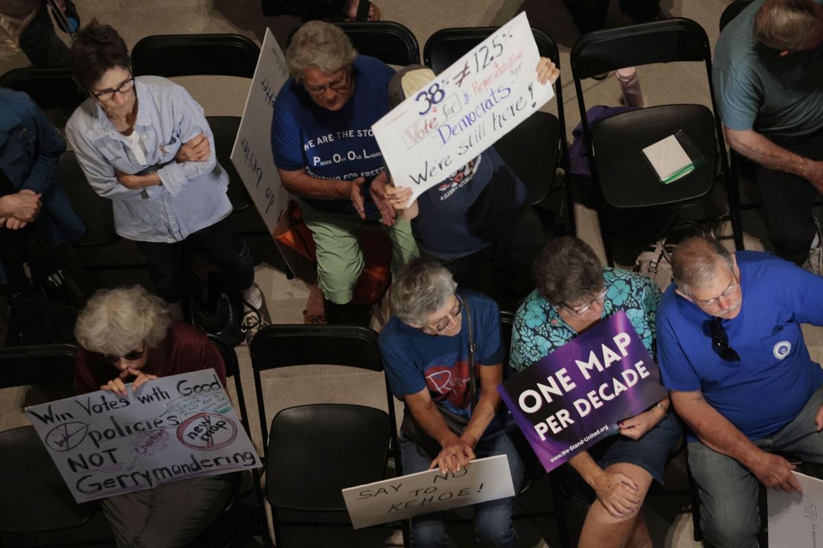 Protesters descend on Capitol as fight over congressional maps moves to ...