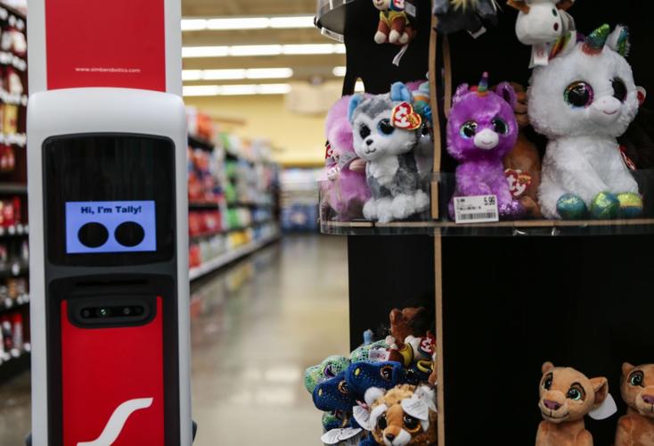 Woman charged with attacking Schnucks grocery store robot