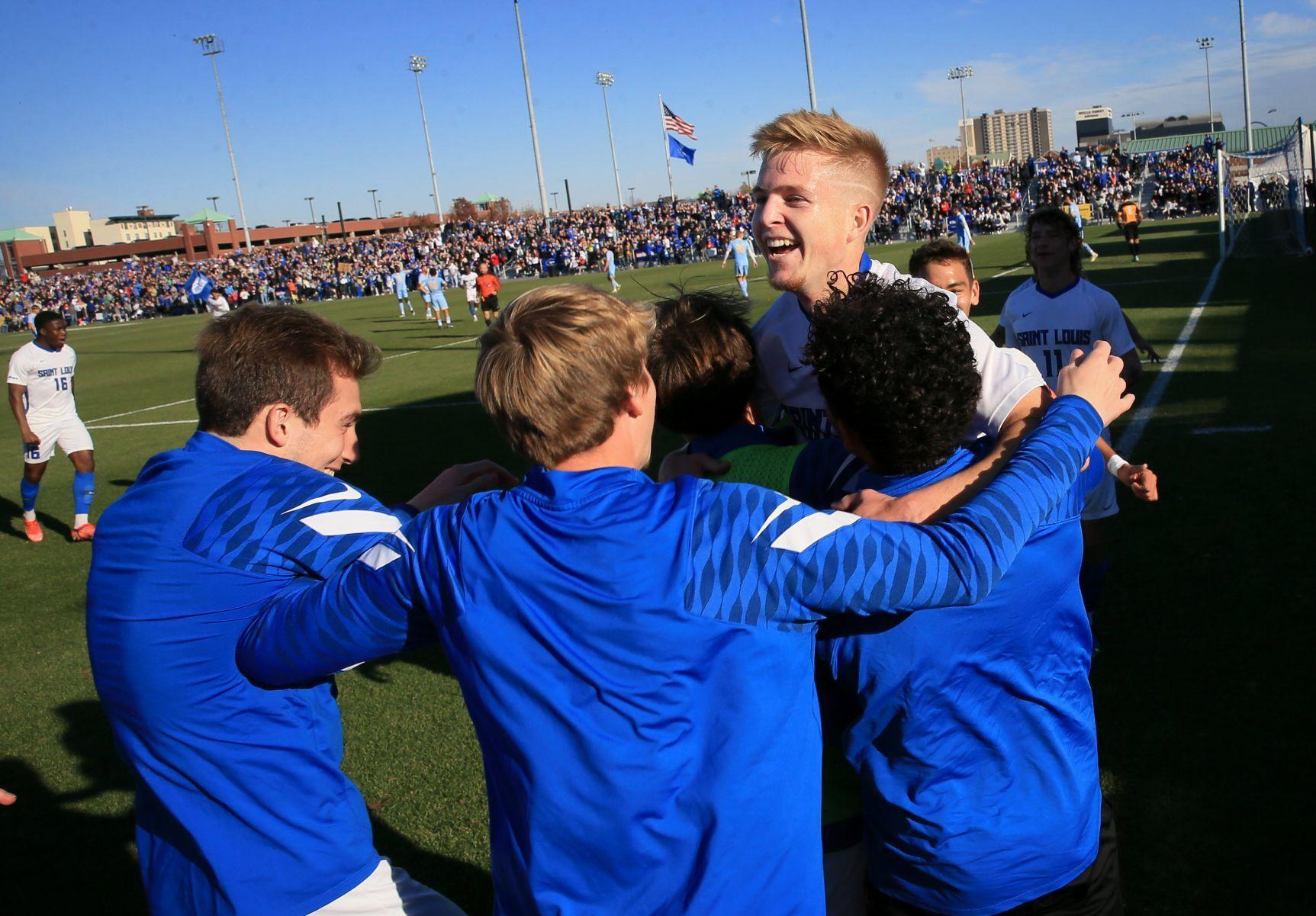 SLU soccer team rolls in front of record crowd