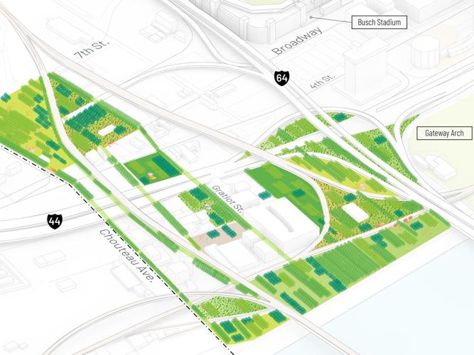 St. Louis plan envisions a greener, busier, more walkable downtown