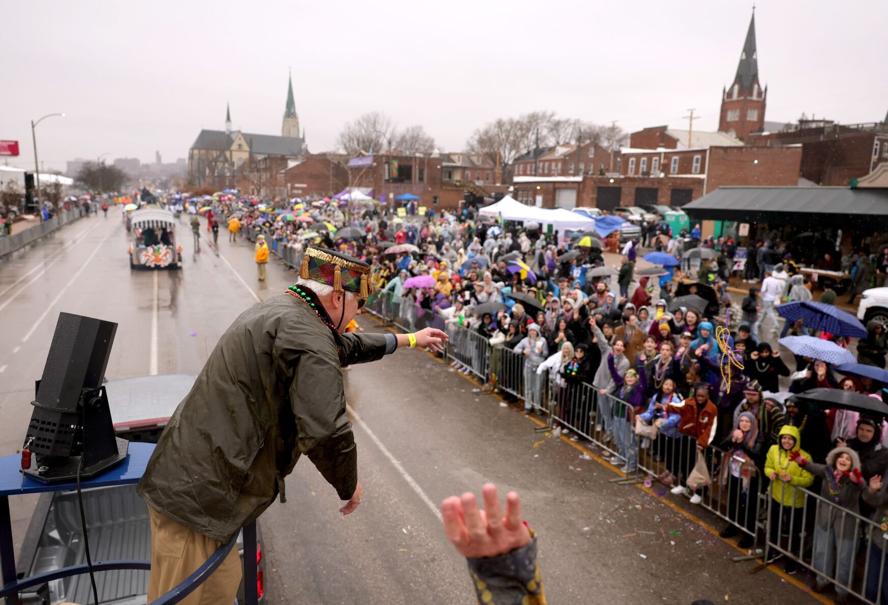 Photos: Rain can't stop the 2026 Mardi Gras Parade in St. Louis