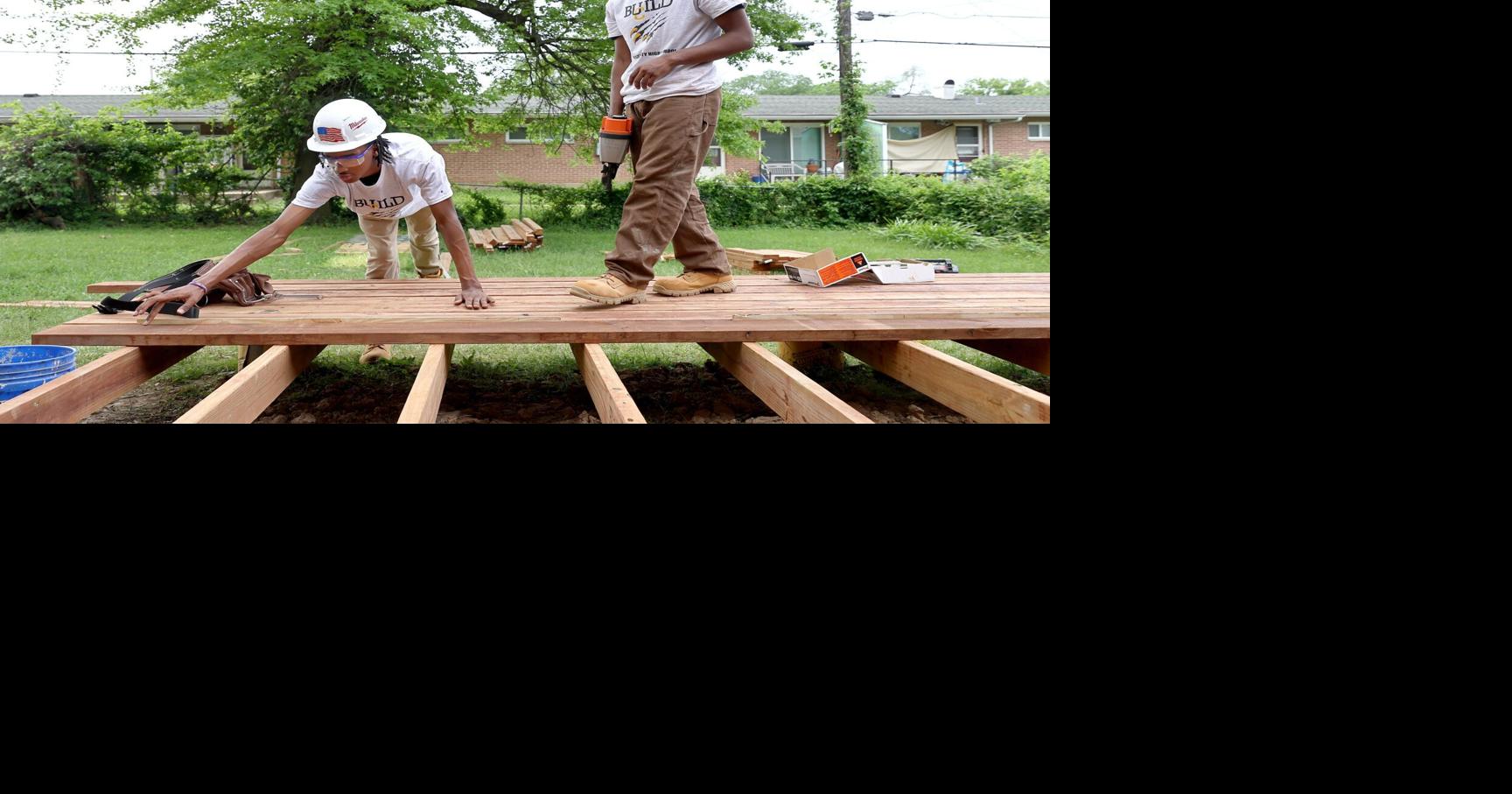 Students at University City High learn carpentry, build their futures