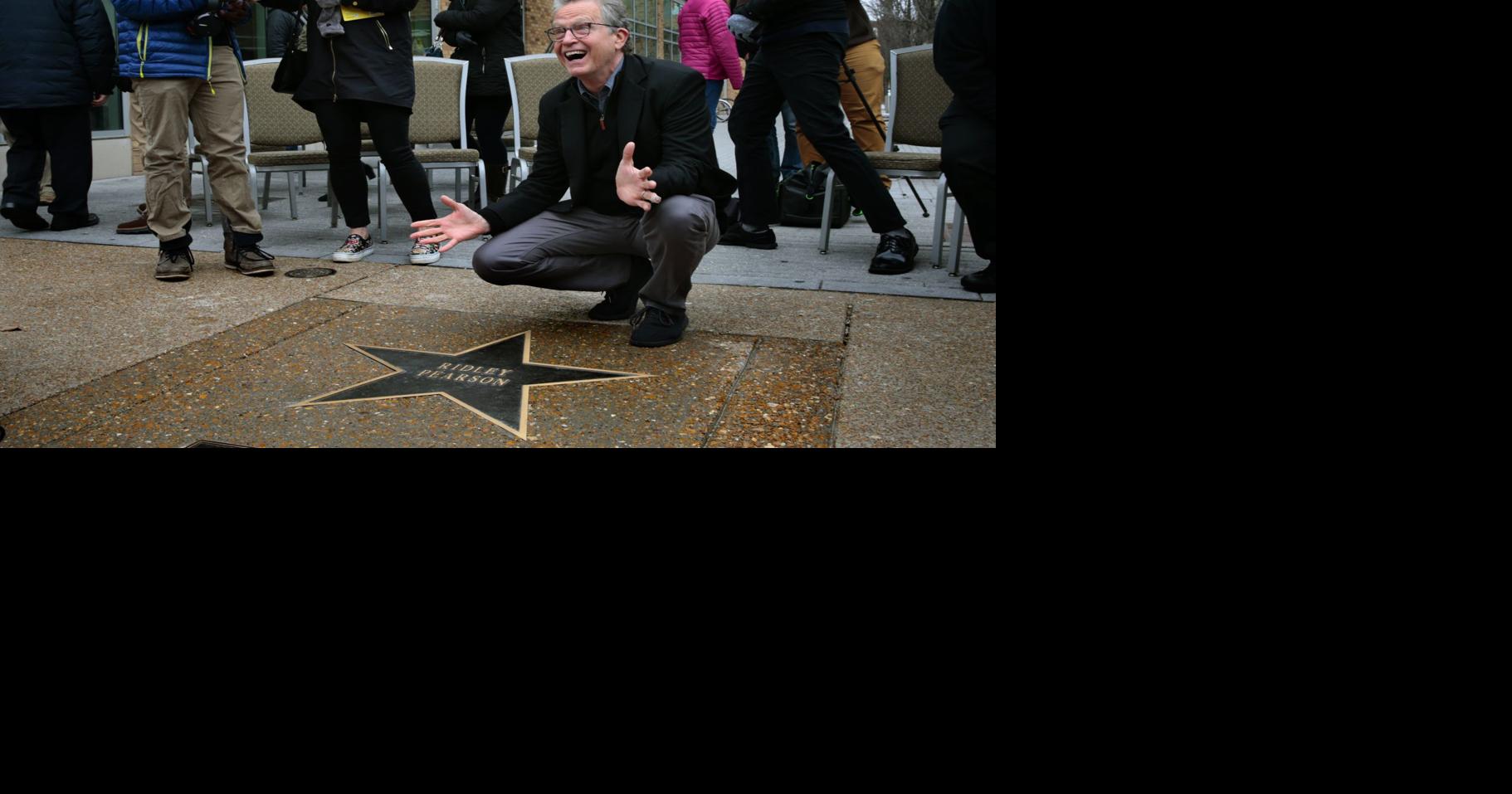 Novelist Ridley Pearson is the newest star on the St. Louis Walk of Fame