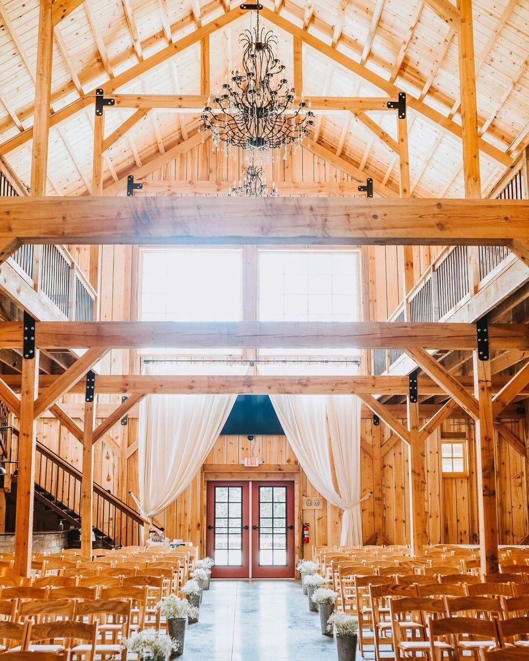 The Aquila Barn marries the modern chapel aesthetic with countryside charm