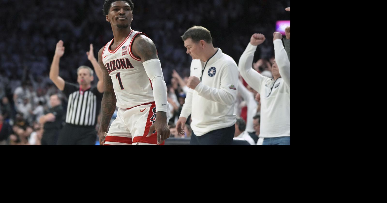 Caleb Love's 55-foot heave lifts Arizona vs. Iowa State