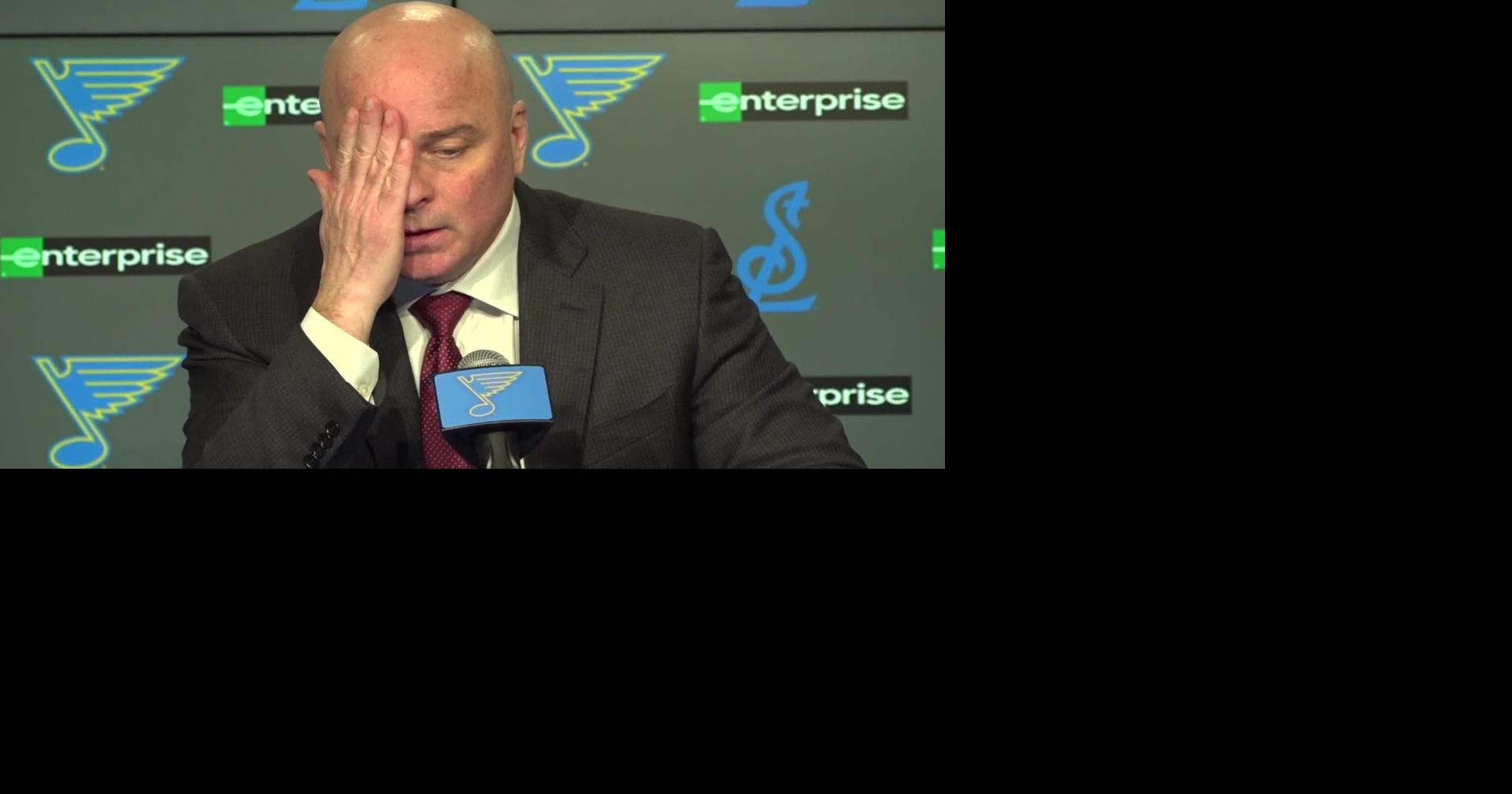 Here's what Jim Montgomery, players had to say after Blues blanked ...