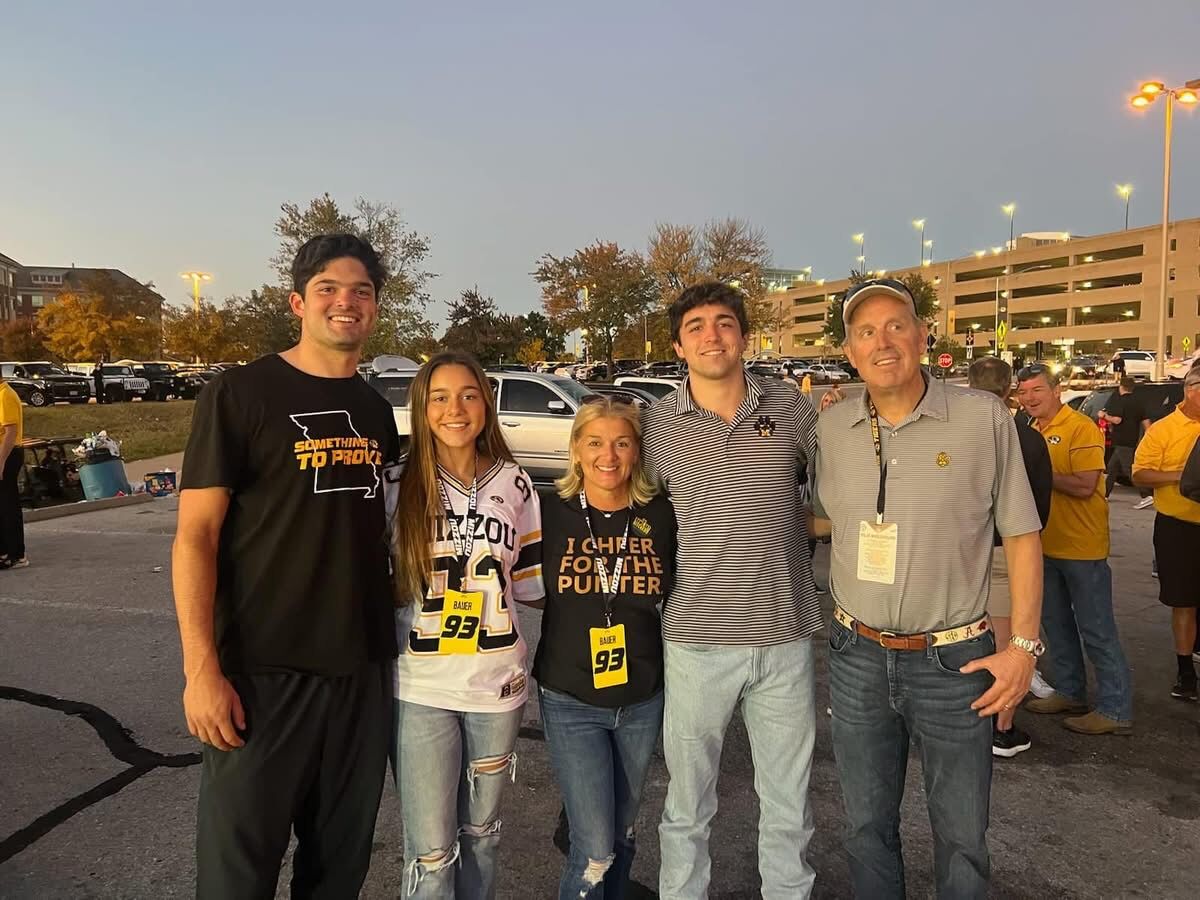 ‘Two people missing’: Mizzou punter Luke Bauer is finishing football ...