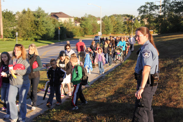 Green Tree Elementary celebrates International Walk to School Day