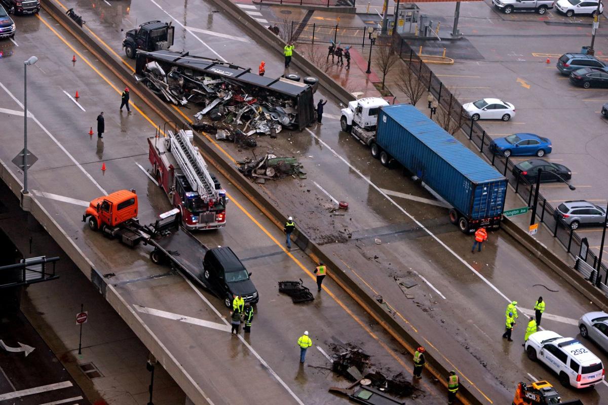 Crash Involving Semi Truck Shuts Down Lanes On I 44 In Downtown St