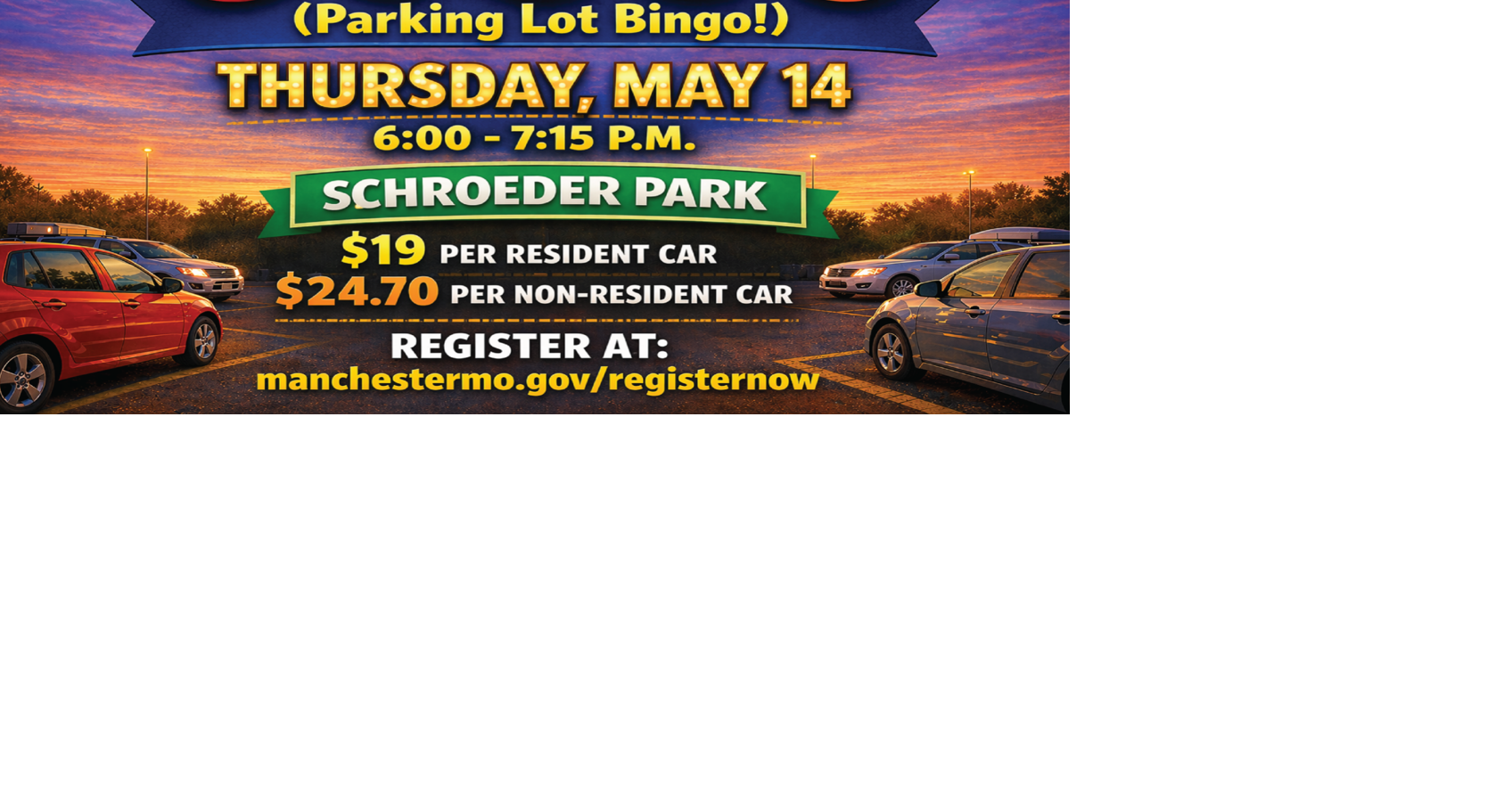 Pingo returns to Schroeder Park for parking lot bingo