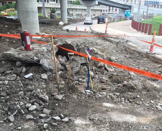 Ramp to Poplar Street Bridge reopens after crews fix gas leak