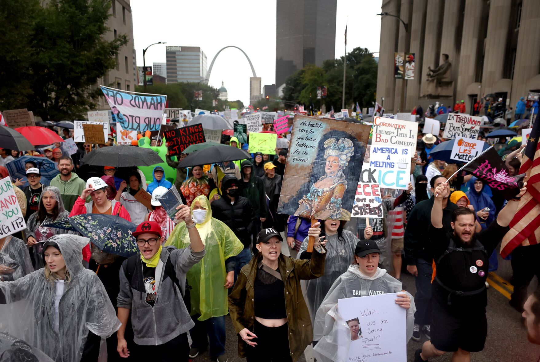 Photos: No Kings protest in downtown St. Louis
