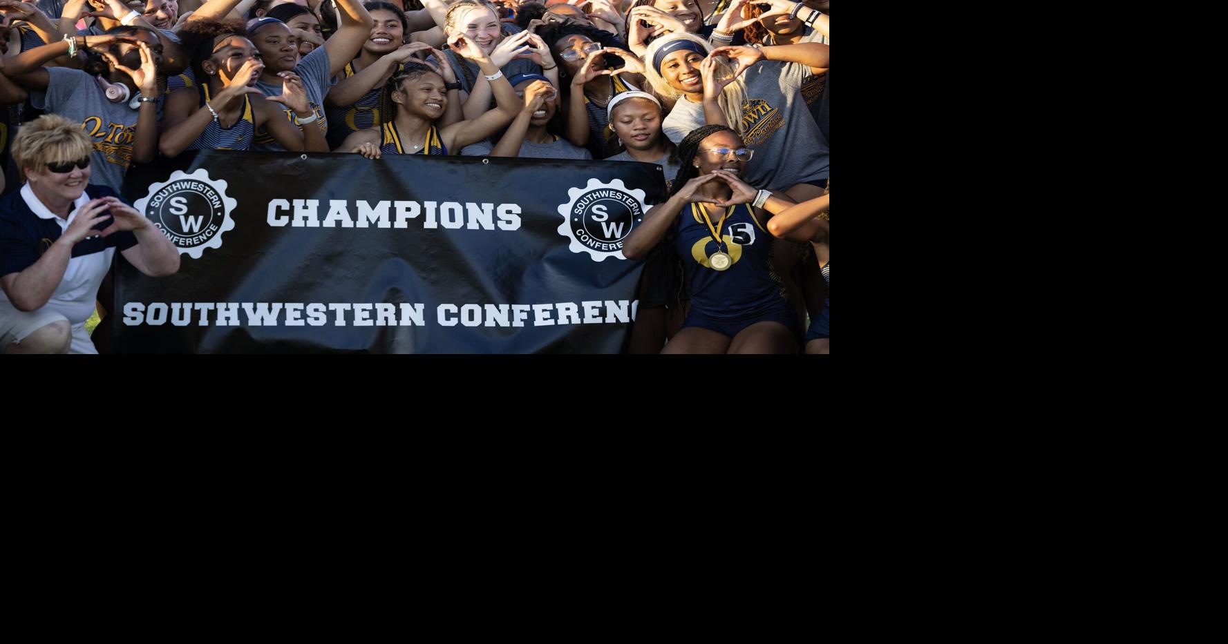 Southwestern Conference girls track and field meet