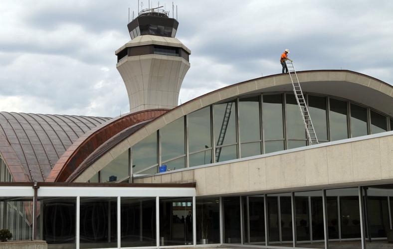 Main Lambert terminal gets shiny, new roof