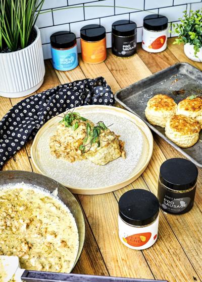 RECIPE: Salmon Biscuits & Gravy by JR’s Gourmet